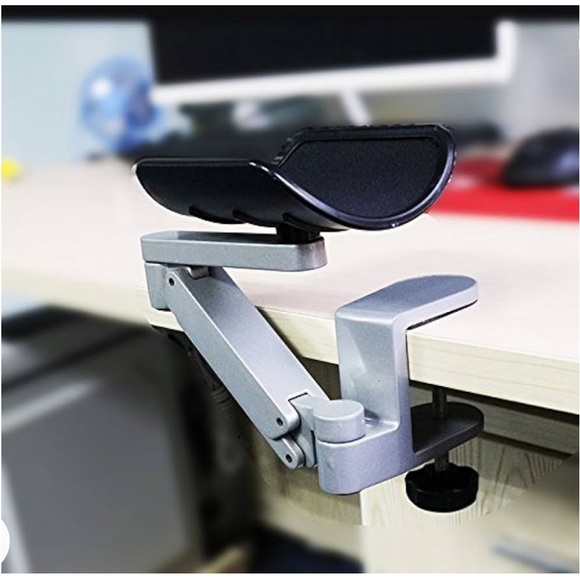 Source Unknown | Office | Ergonomic Arm Support For Desk Mount Rotating ...